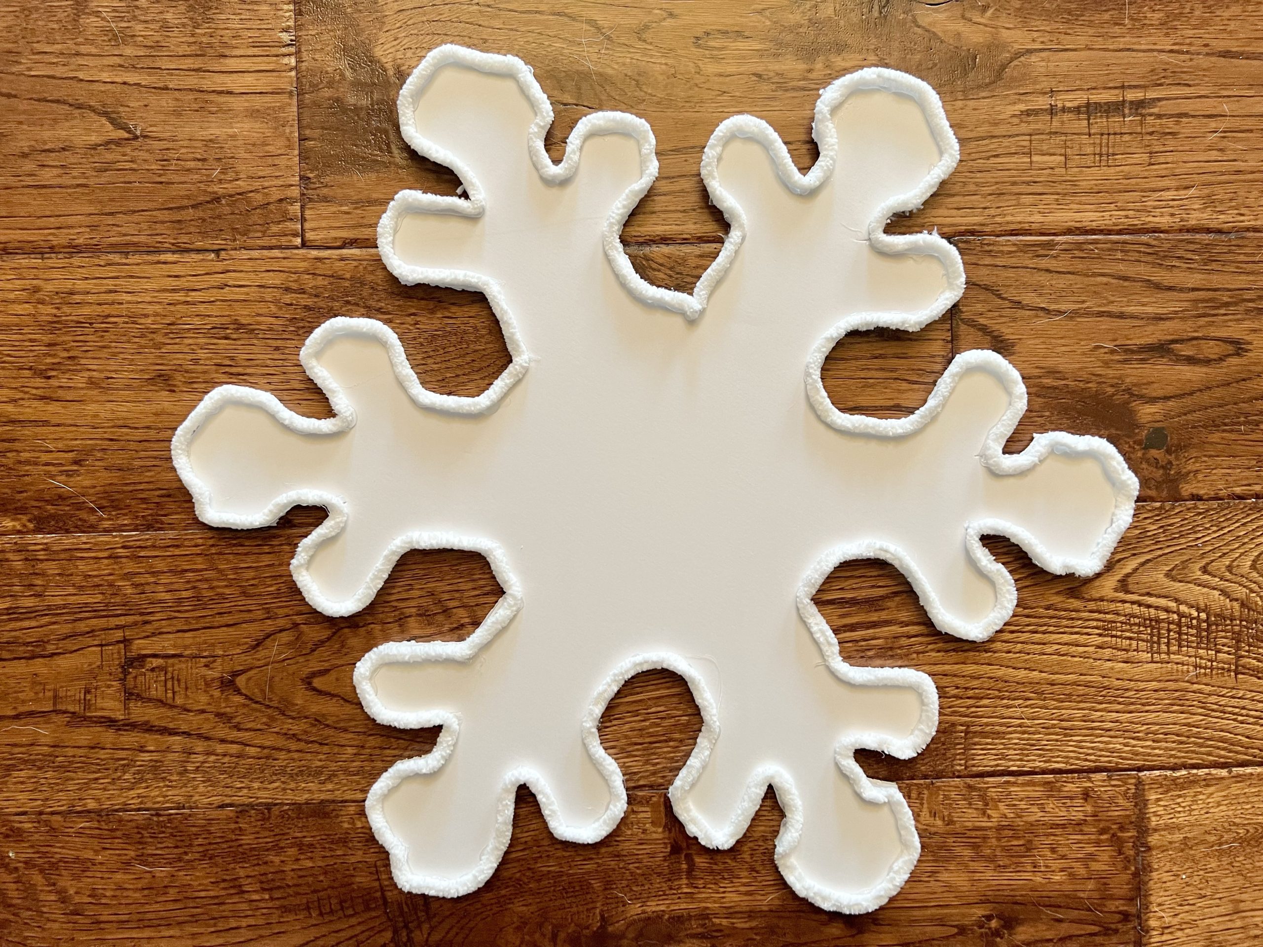 DIY Snowflake Sign - Katieish