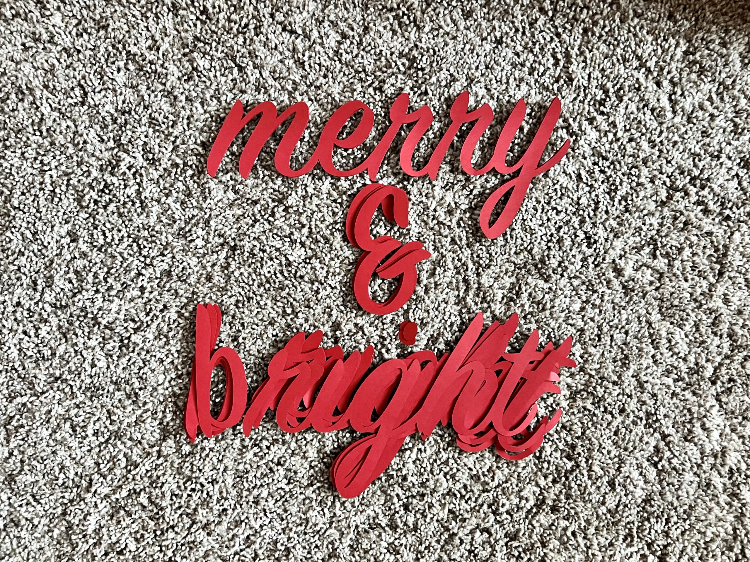 DIY Snowflake Sign - Katieish