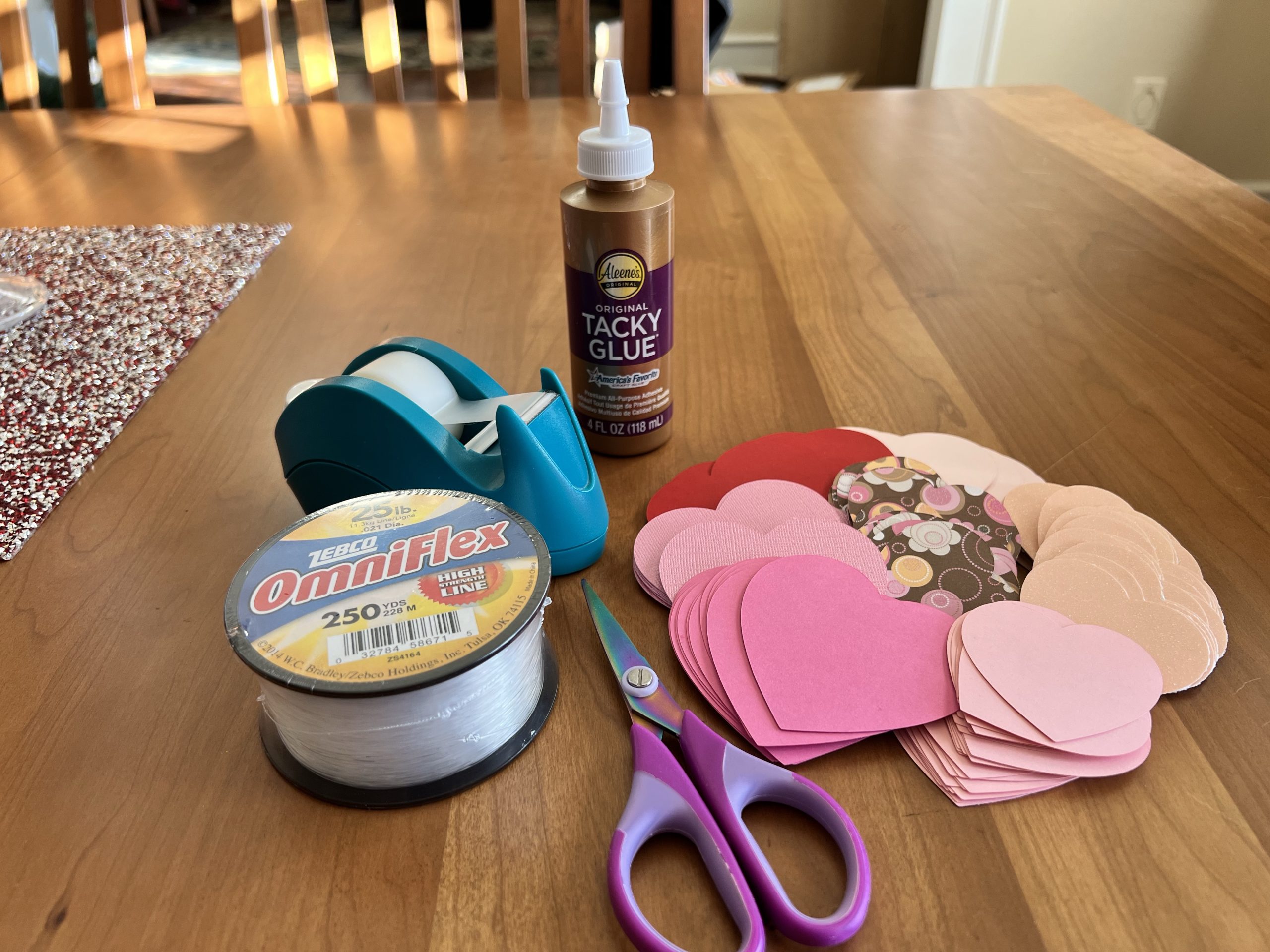 DIY Hanging Heart Strands - Katieish