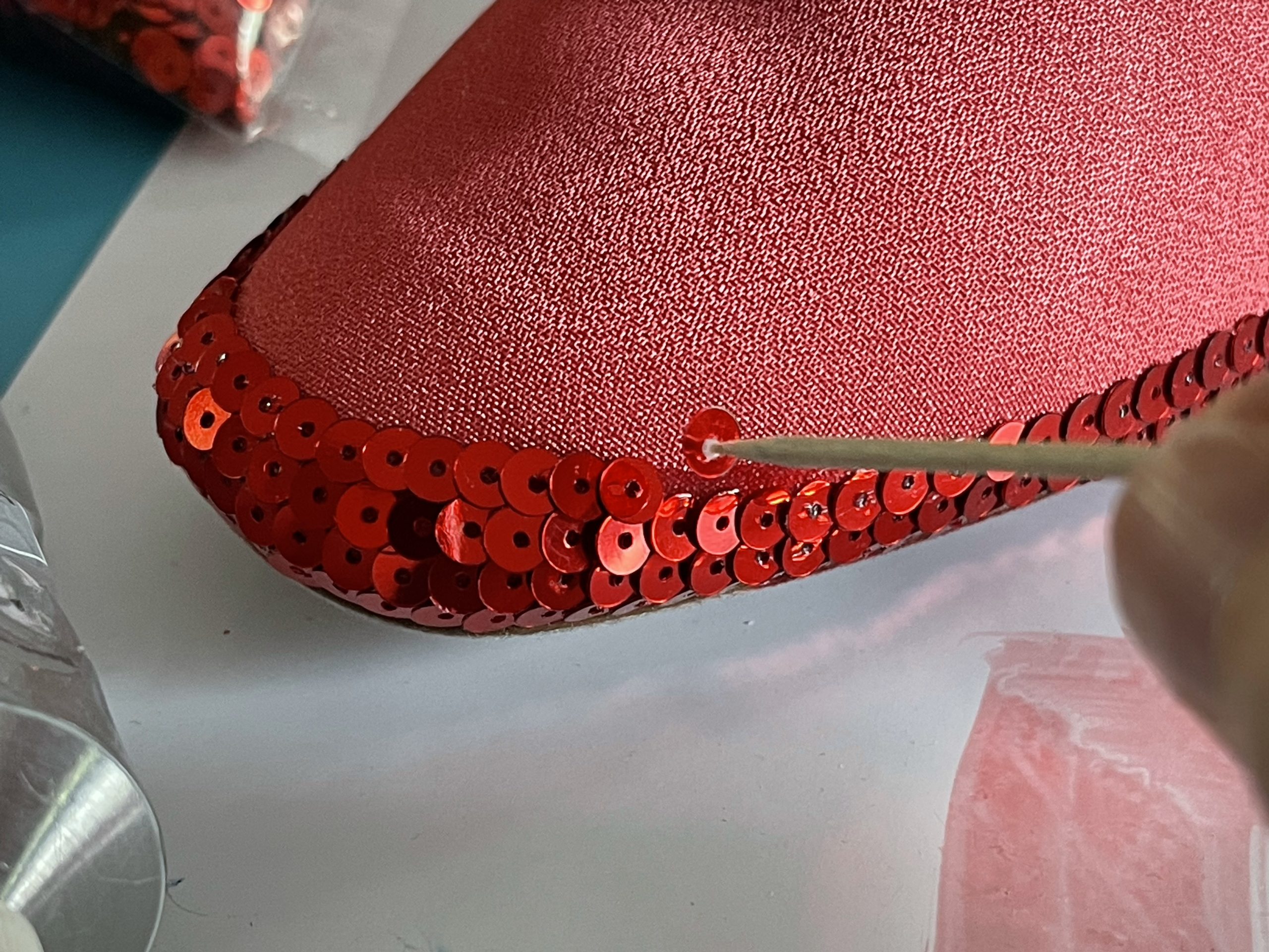 DIY Sequin Ruby Slippers – Katieish