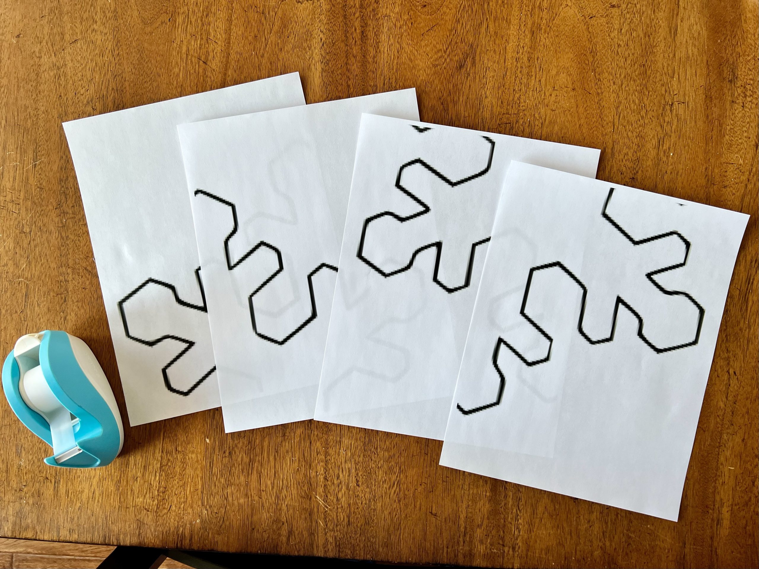 DIY Snowflake Sign - Katieish